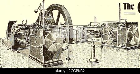 Cooper Corliss cross compound engine (New Catechism of the Steam Engine ...