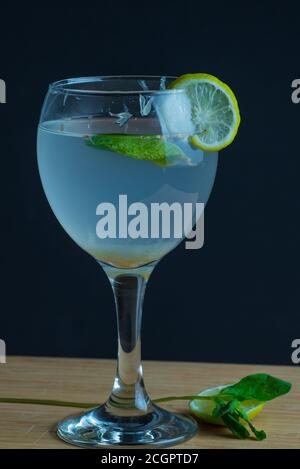Lemon Mint Juice Stock Photo - Alamy