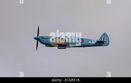 The THANK YOU NHS Spitfire Stock Photo - Alamy