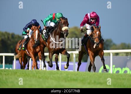 Colin Keane on board Safe Voyage (right) on their way to winning the ...