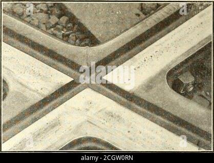 . Electric railway journal . Rolled Rail Crossings develop frequent ...