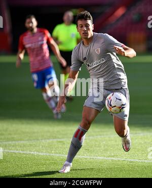 Mikel Vesga of Athletic Club in action during the La Liga Santander ...