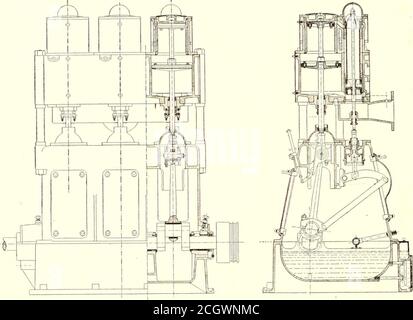 Steam cylinder sections Stock Photo - Alamy