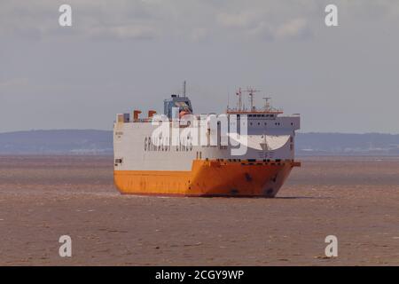 RoRo Gran Bretagna heading into Portbury docks Stock Photo - Alamy