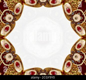 Anglo-Saxon Jute Border Design Stock Photo - Alamy