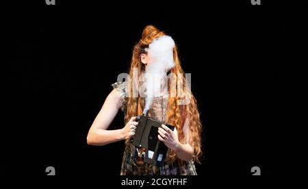 Hamburg, Germany. 11th Sep, 2020. Jens Harzer (Harpagon) and Marina ...