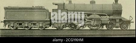 Three-cylinder compound steam locomotive. Diagram of a steam locomotive ...