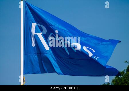 Reims France September 12, 2020 View of the exterior facade of the ...