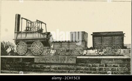 Experiment - first railway passenger coach Stock Photo - Alamy
