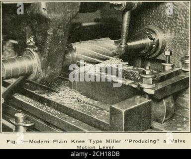 using a large milling machine Stock Photo - Alamy