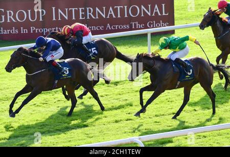 Shark Two One ridden by jockey Colin Keane (left) wins the Tattersalls ...