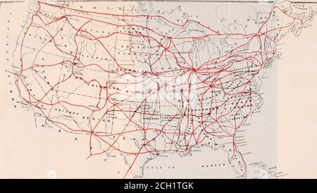 Map showing the Toledo, Ann Arbor, and Grand Truck Railway and its ...