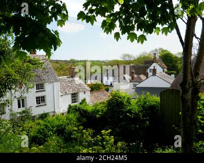 The village of Manaccan, Helford, Cornwall Stock Photo - Alamy