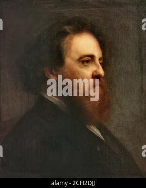 Ricard Louis Gustave - Portrait D'alfred Sensier Stock Photo - Alamy