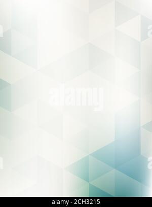 Abstract subtle geometric background with pale green and light yellow ...