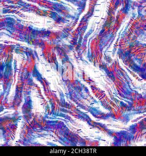 Seamless summer boho washed out print. Grunge light watercolor collage ...