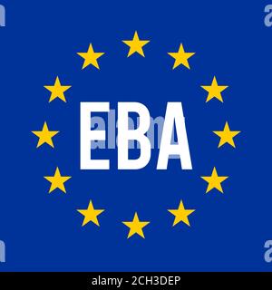 European Central Bank logo symbol icon flag Stock Photo - Alamy
