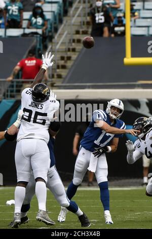 Indianapolis Colts quarterback Philip Rivers warms up before an NFL ...