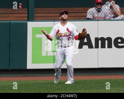 Cincinnati Reds left fielder Austin Hays (12) in the sixth inning of a ...