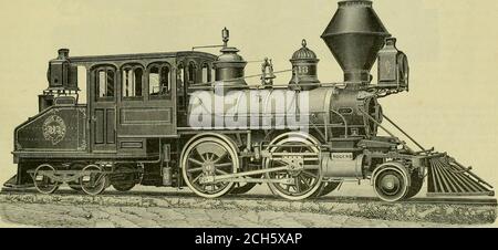 Double boiler tank engine, front elevation and sections Stock Photo - Alamy