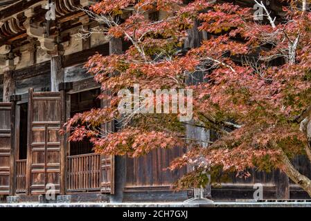 Daikodo building, Shoshazan Engyoji temple of the Tendai sect, Himeji ...