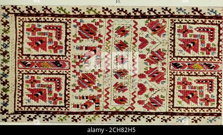 . Bulgarski narodni shevitsi . 1.— 1.—2. Ржкави отъ женски ризи, везани ...