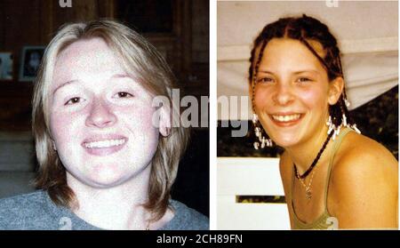 Amelie Delagrange (left) and Amanda (known as Milly) Dowler (centre ...