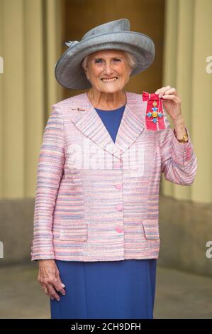 Producer Beryl Vertue with her Commander of the Order of the British ...