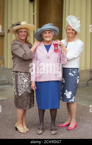 Producer Beryl Vertue with her Commander of the Order of the British ...