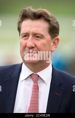 DAVID SIMCOCK RACE HORSE TRAINER ROWLEY MILE COURSE NEWMARKET ENGLAND ...