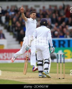 Sri Lanka's Kusal Mendis celebrates his fifty runs during the first day ...