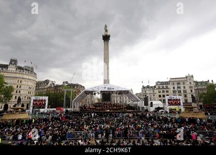 The BMW LSO Open Air Classics free concert in Trafalgar Square London ...