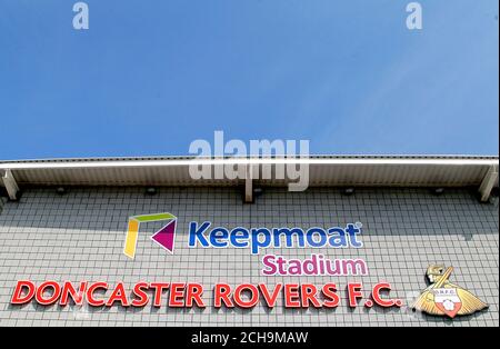 General view of the outside of the Keepmoat Stadium Stock Photo - Alamy