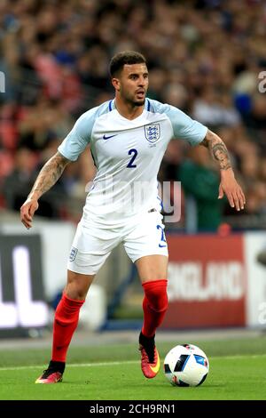 England's Kyle Walker during a press conference at St George's Park ...