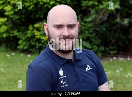 Ryan Cockbill during the team announcement at the Stoke Mandeville ...