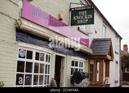The Knockin Shop convenience store in the small village of Knocking ...