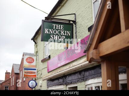 The Knockin Shop convenience store in the small village of Knocking ...