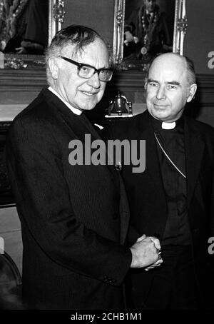 The Archbishop of Canterbury Dr Robert Runcie in 1984 Stock Photo - Alamy