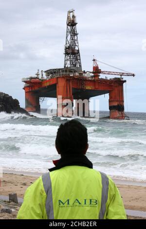 Marine Accident Investigation branch view the Transocean Winner ...