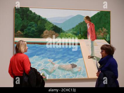 Portrait of an Artist (Pool with Two Figures), by British artist David ...