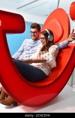 EDITORIAL USE ONLY Jim Zentveld from Amsterdam tries out ÔDestination ...