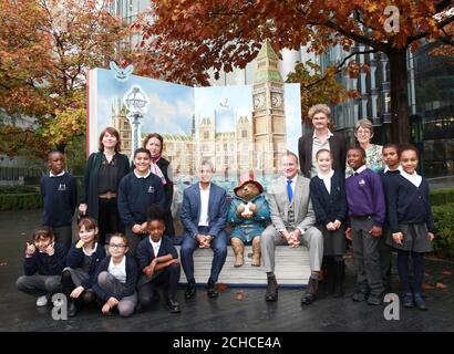 Hugh Bonneville, Karen Jankel (daughter of Michael Bond), Paddington ...