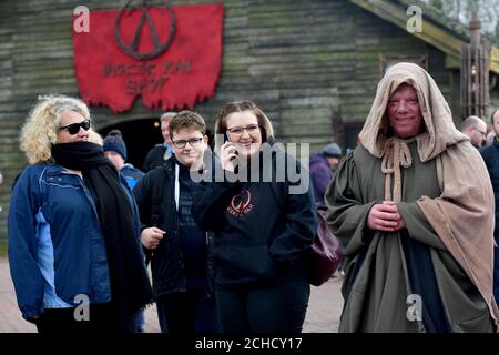 The Wicker Man rollercoaster at Alton Towers, UK Stock Photo - Alamy