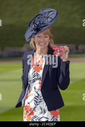Paralympian Captain Jennifer Kehoe, Royal Engineers, with HER MBE ...