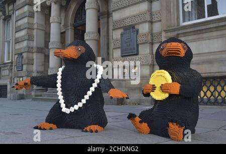 A LEGO brick Niffler, which is a fan-favourite creature from the new J ...