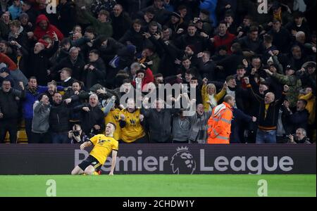 Wolverhampton Wanderers' Diogo Jota celebrates scoring his side's ...