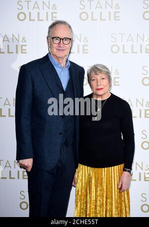 Nigel Planer and wife Roberta Planer attending the Stan & Ollie ...