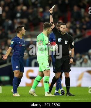 Referee Michael Oliver during the English Premier League soccer match ...