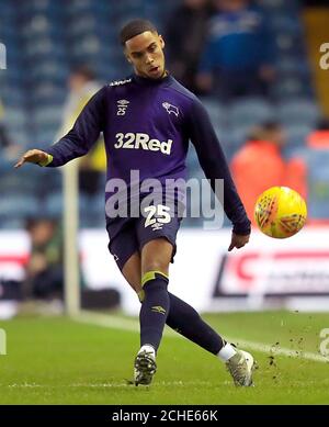 Derby County's Max Lowe Stock Photo - Alamy