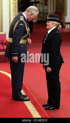 Constable Jessica Bullough is decorated with the Queen's Police Medal ...